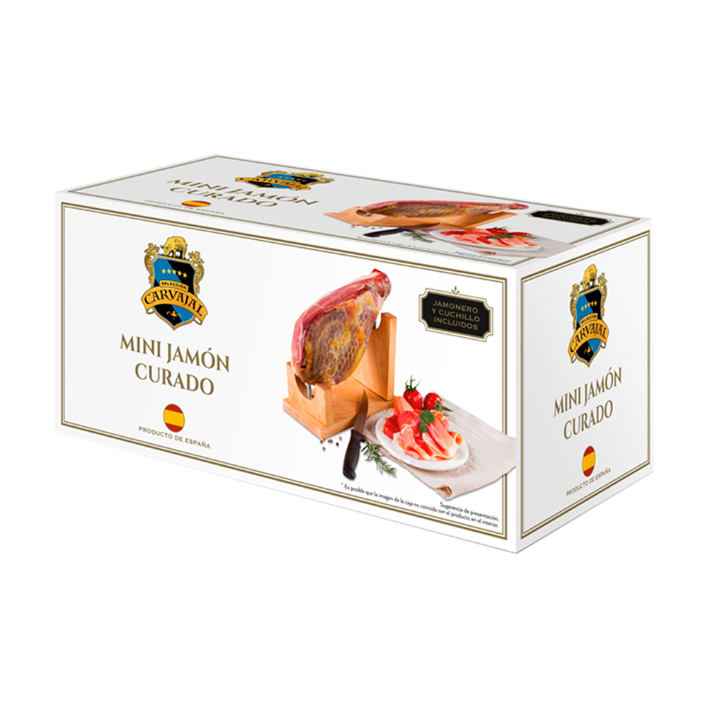 Selección Carvajal Kit Mini Jamon Serrano Curado | Casa Flora